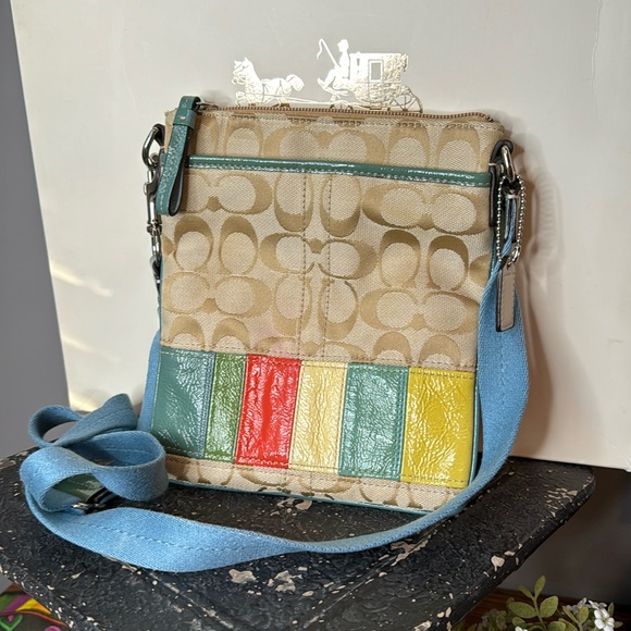 Coach | Bags | Coach Crossbody Jacquard Hamptons | Poshmark